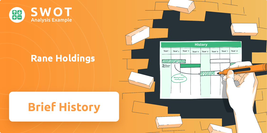 What is Brief History of Rane Holdings Company? – SWOTTemplate.com