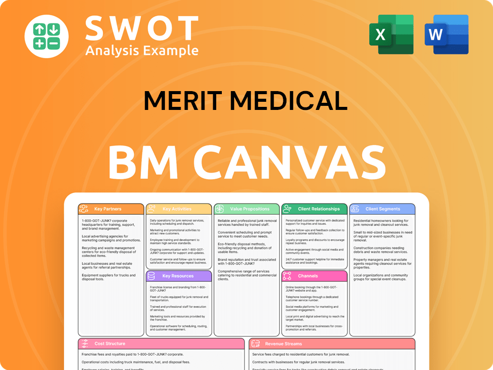 Merit Medical: Business Model Canvas – SWOTTemplate.com